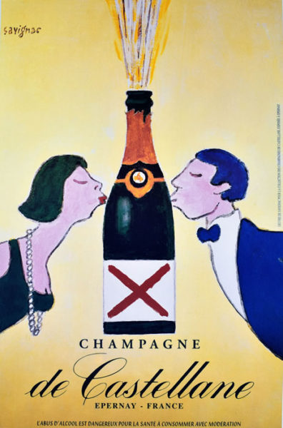 Champagne De Castellane - Savignac - Chicago Center for the Print