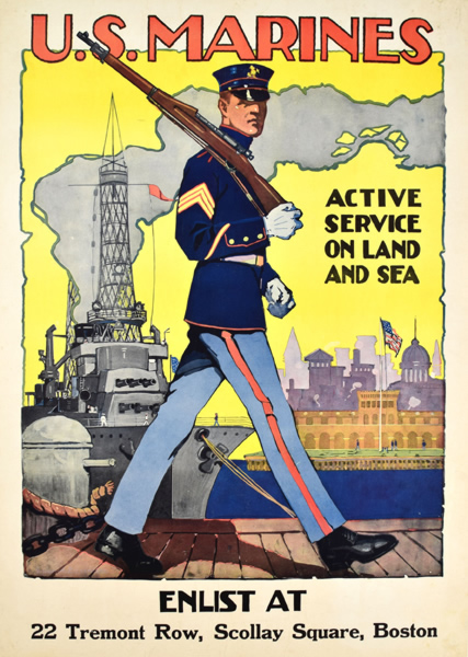 U. S. Marine Active Service - Chicago Center for the Print